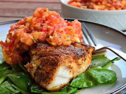 Blackened red snapper store
