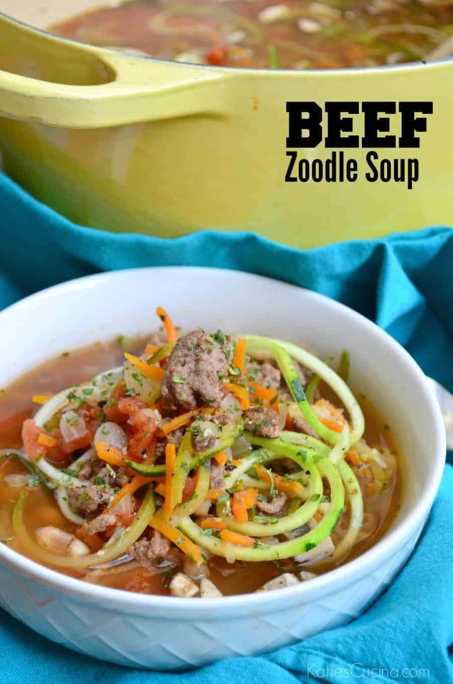 Beef Zoodle Soup