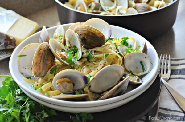 Clam Pasta - Katie's Cucina