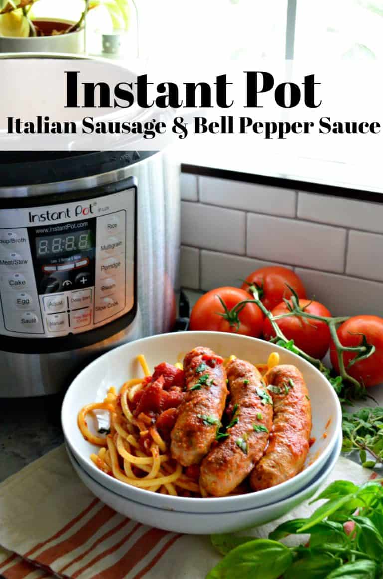 Instant Pot Italian Sausage And Bell Pepper Sauce Katies Cucina