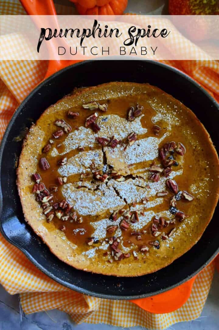 Pumpkin Spice Dutch Baby - Katie's Cucina