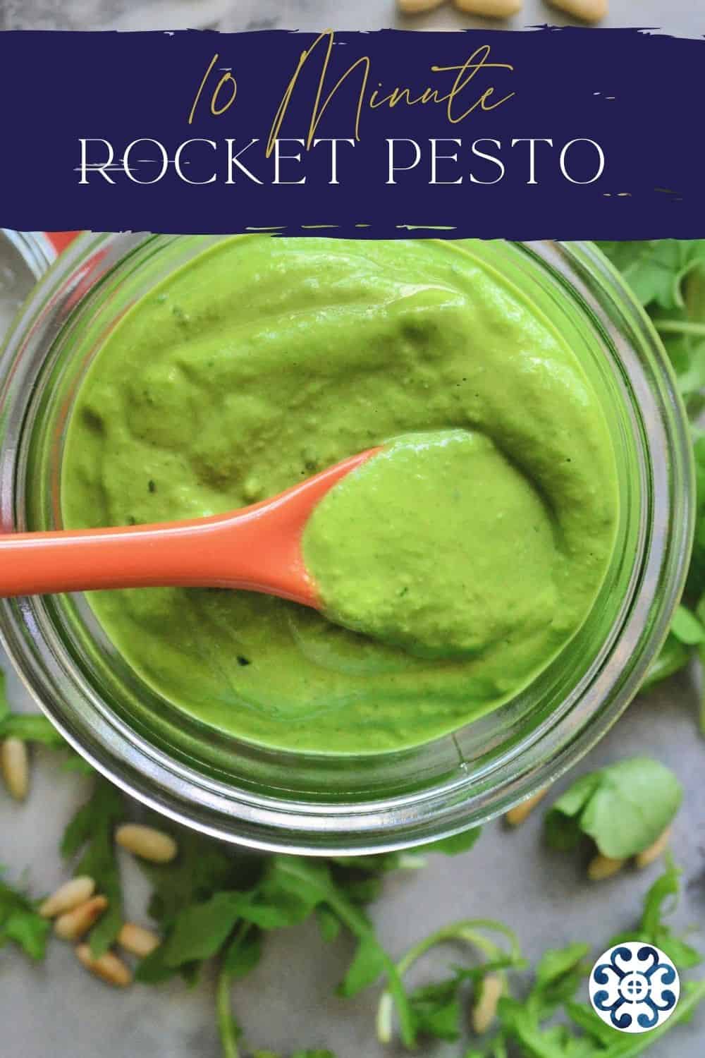 Arugula Pesto (Rocket Pesto) - Katie's Cucina