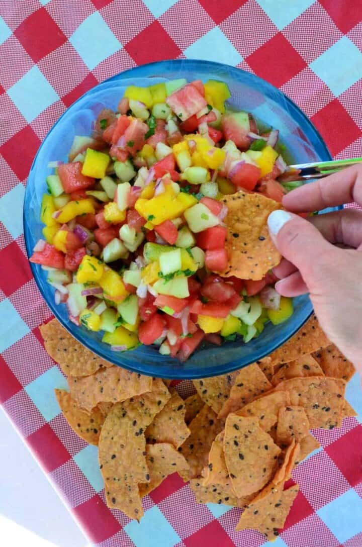 Watermelon Salsa - Katie's Cucina