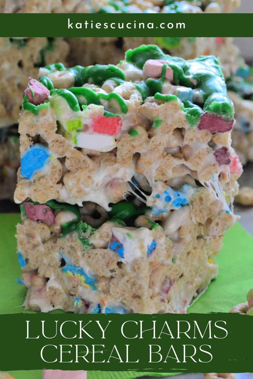 Lucky Charms Cereal Bars - Katie's Cucina