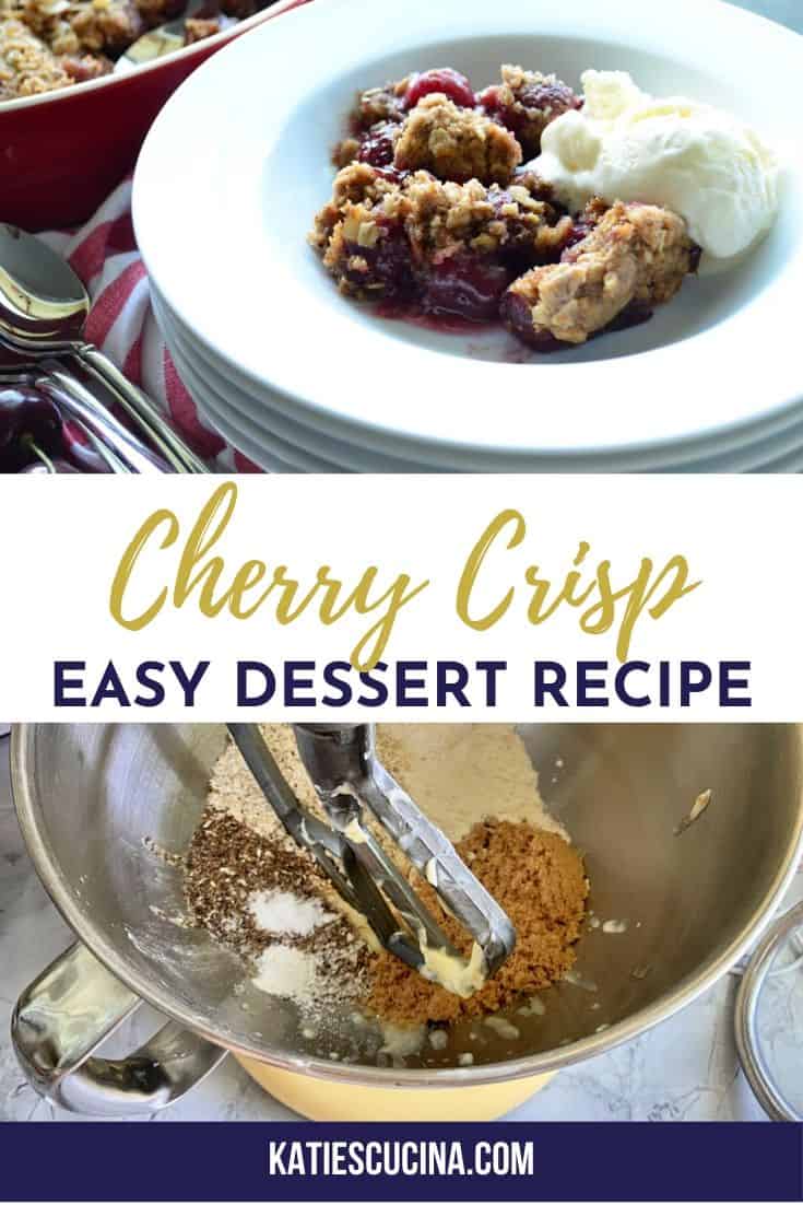 Cherry Crisp - Katie's Cucina