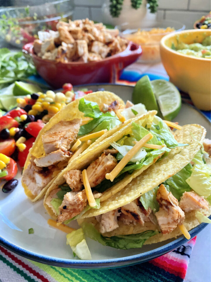 Grilled Chicken Tacos - Katie's Cucina