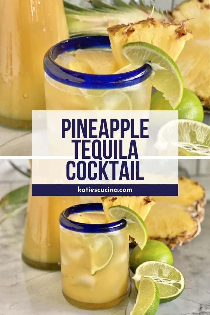 Pineapple Tequila Cocktail - Katie's Cucina