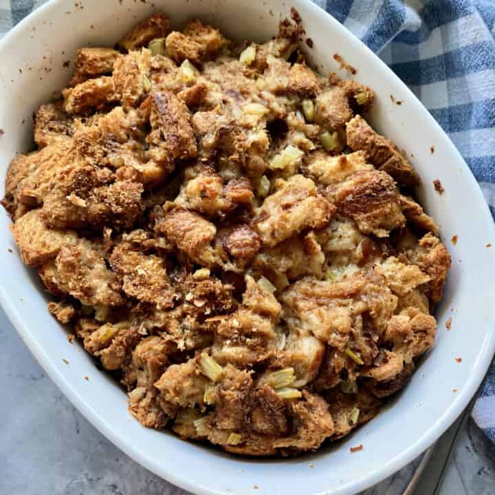 Old Fashioned Bread Stuffing - Katie's Cucina