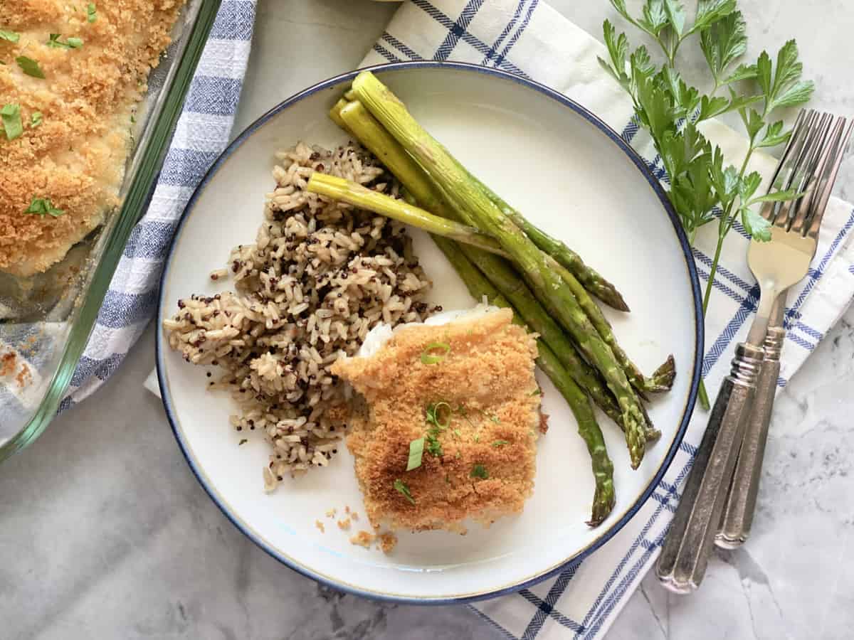Baked Cod Recipe - Katie's Cucina