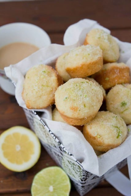 {Guest Post} Lemon-Lime Mini Muffins - Katie's Cucina