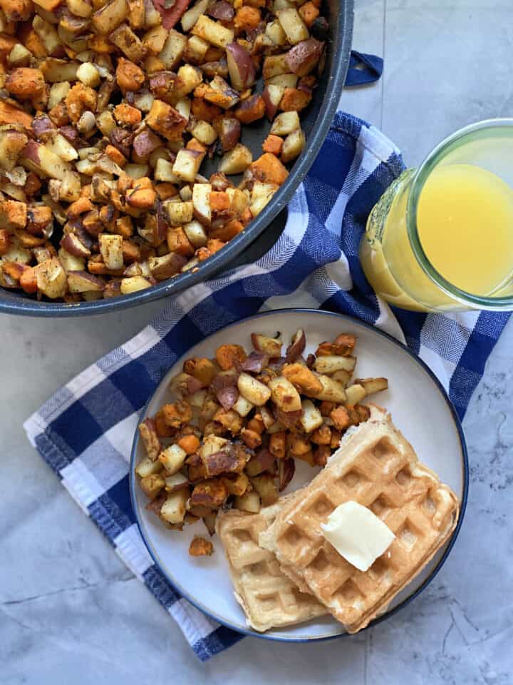 Southern Style Breakfast Potatoes | Katie's Cucina