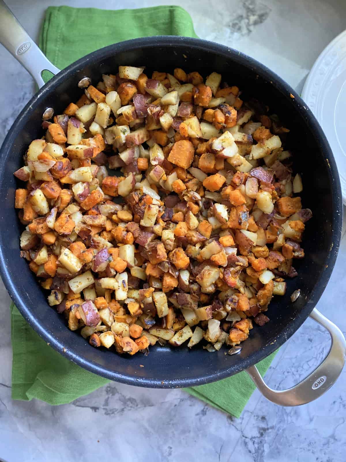 Southern Style Breakfast Potatoes | Katie's Cucina