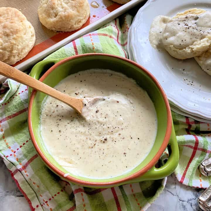 Homemade White Gravy - Katie's Cucina