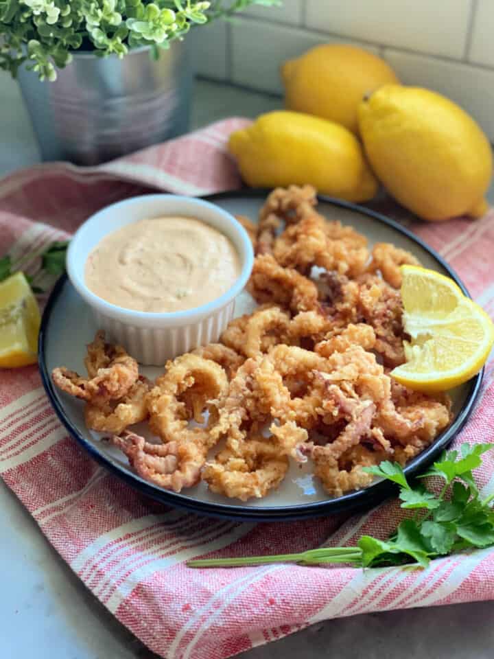 Calamari Fritti - Katie's Cucina
