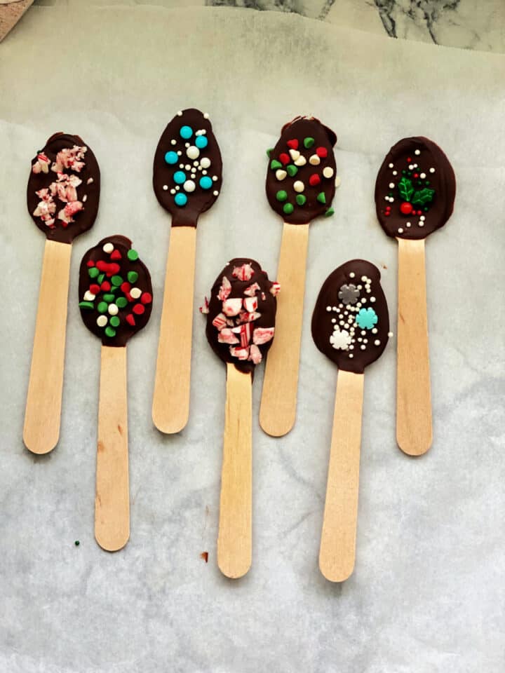 Chocolate Spoons - Katie's Cucina