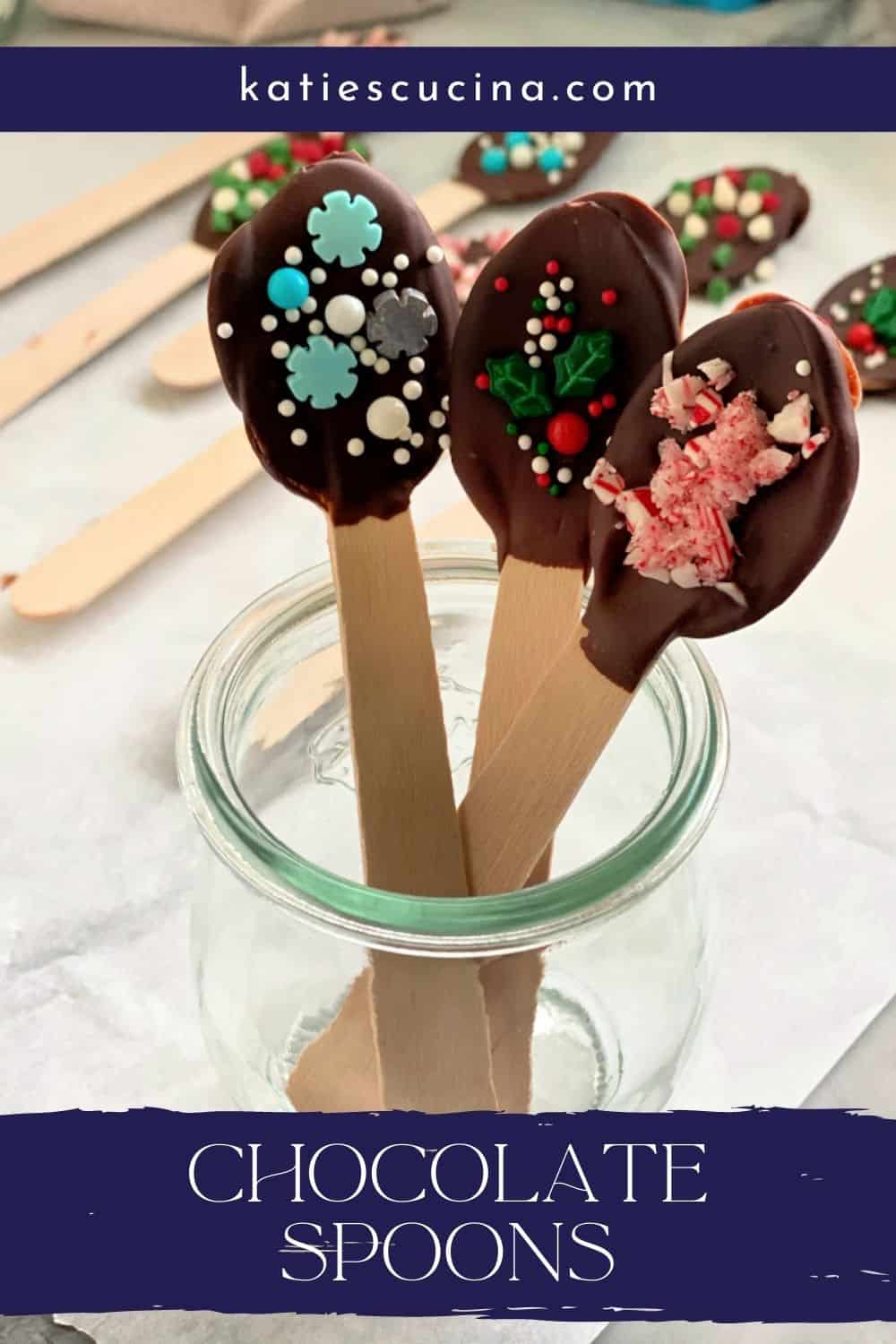 Chocolate Spoons - Katie's Cucina