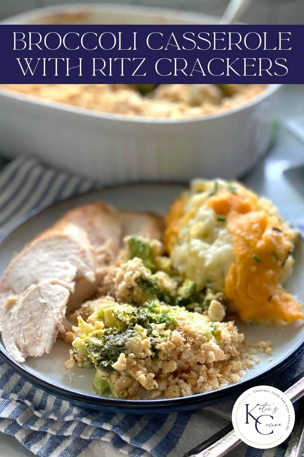 Broccoli Casserole with Ritz Crackers - Katie's Cucina
