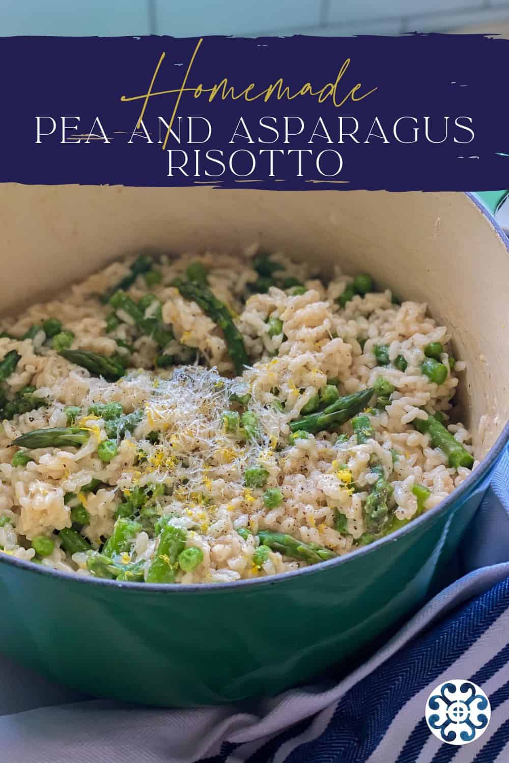 Pea and Asparagus Risotto - Katie's Cucina