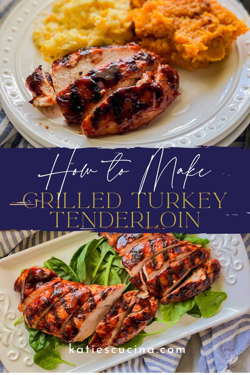 Grilled Turkey Tenderloin - Katie's Cucina